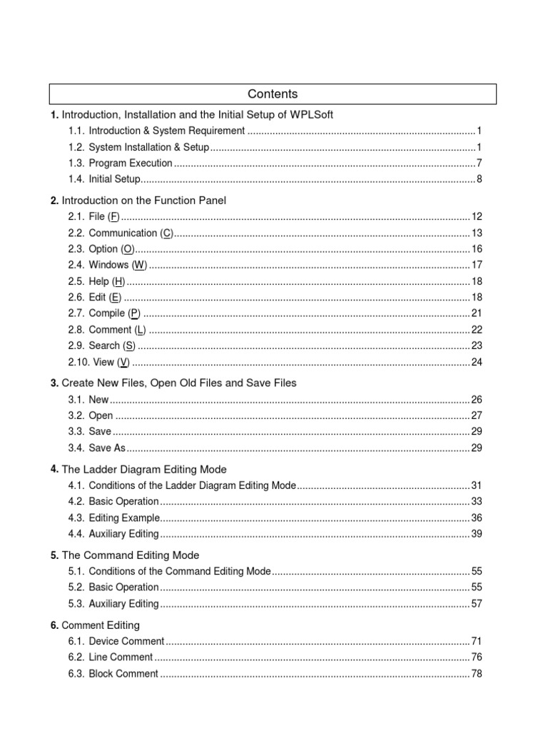WPLSoft Manual | PDF | Icon (Computing) | Computer File