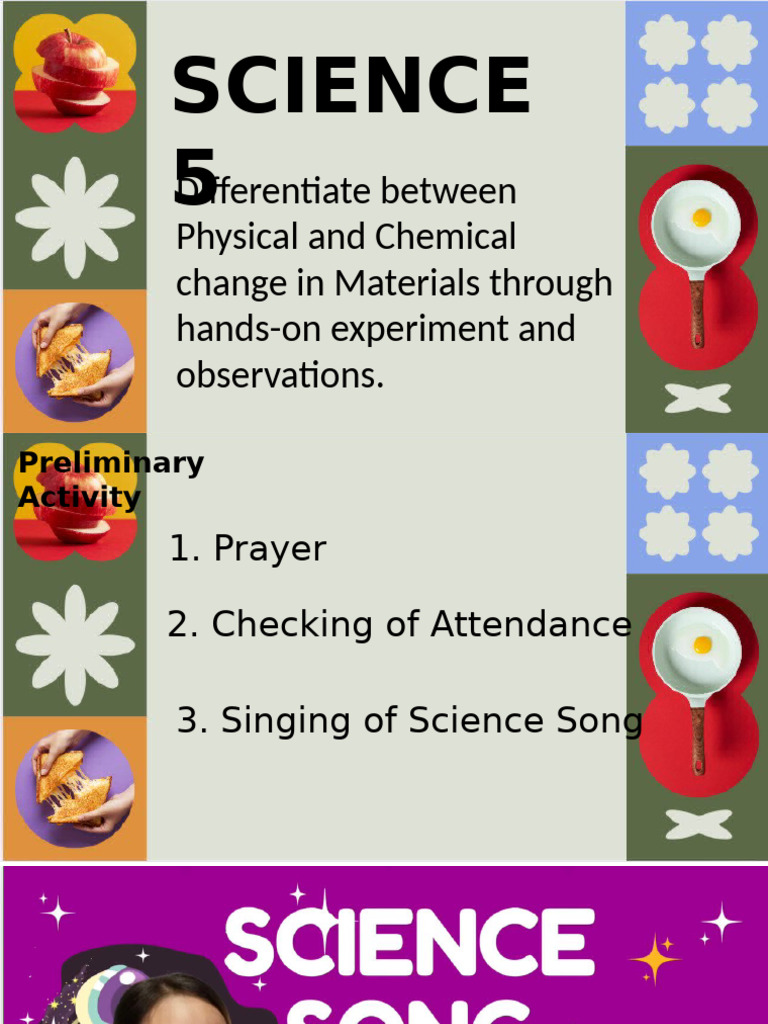 Physical vs. Chemical Change Experiments | PDF | Inquiry Based Learning ...