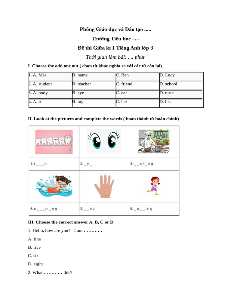ĐỀ KIỂM TRA 2102024 | PDF