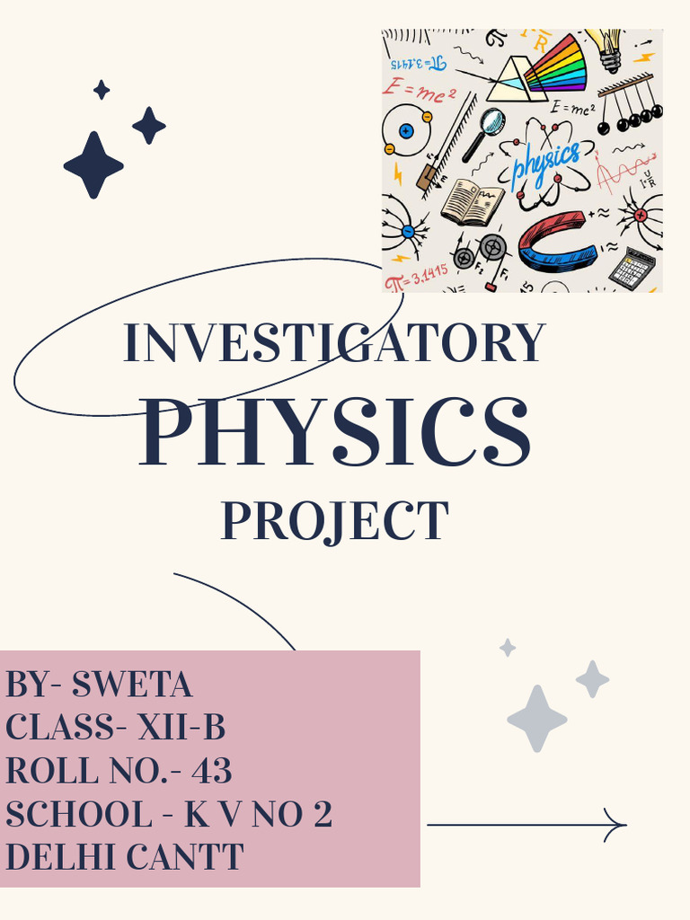 Physics Investigatory Project | PDF | Electromagnetic Induction | Electric Generator