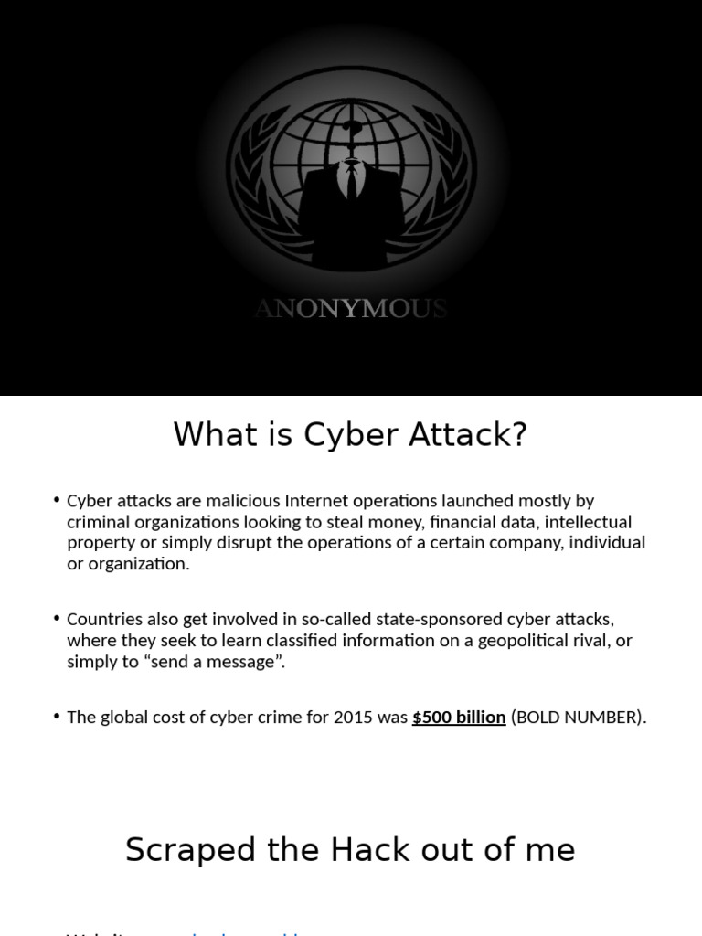 Understanding Cyber Attacks Overview | PDF