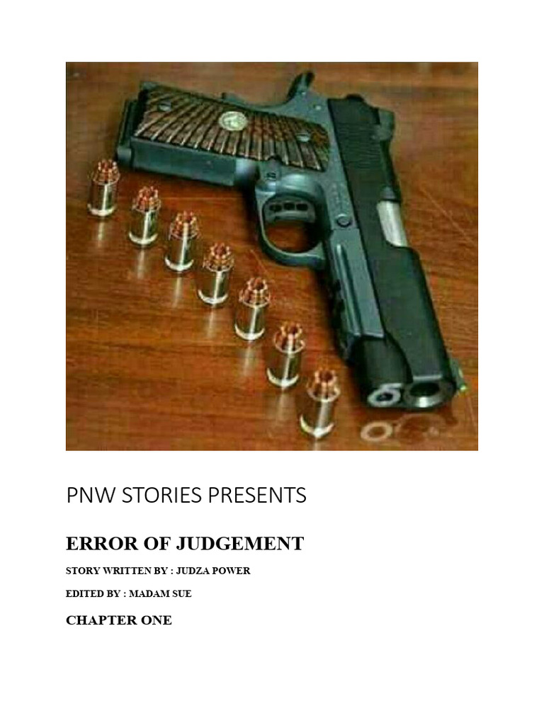 Error of Judgment: A PNW Story | PDF