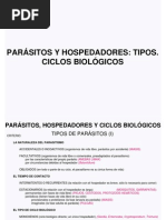 Ciclos de vida de parásitos monoxenos y heteroxenos | PDF | Parasitismo ...