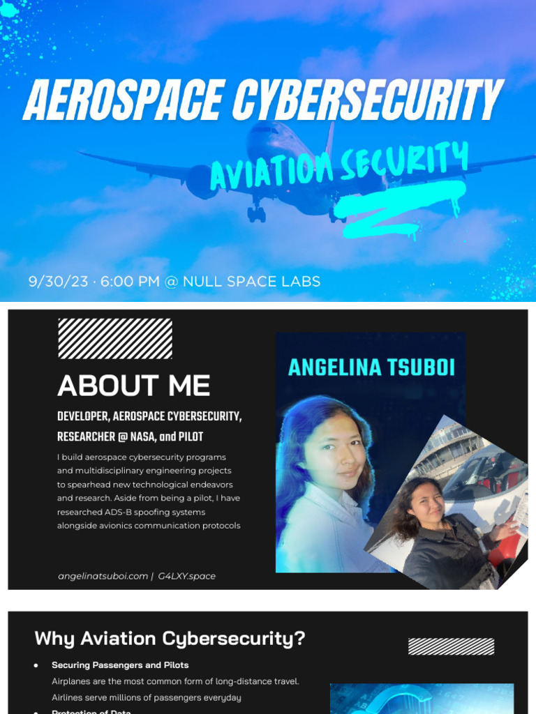 Aviation Cybersecurity Insights and Challenges | PDF | Computer Security | Security