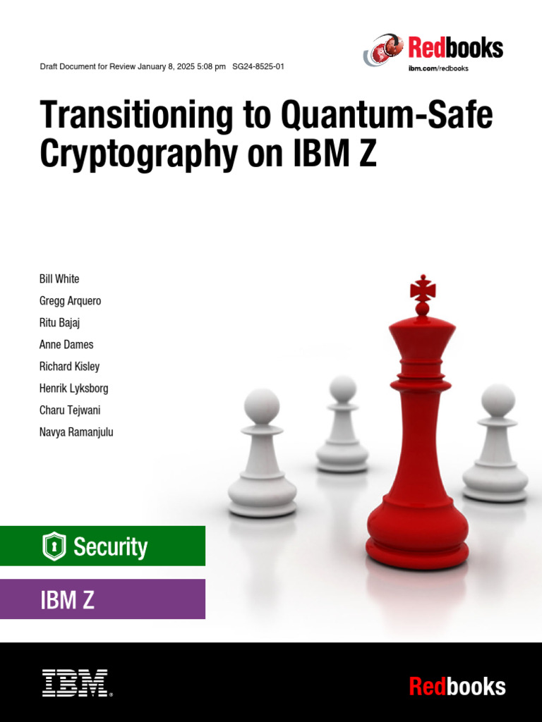 Transitioning To Quantum-Safe Cryptography On IBM Z: Books | PDF | Encryption | Cryptography