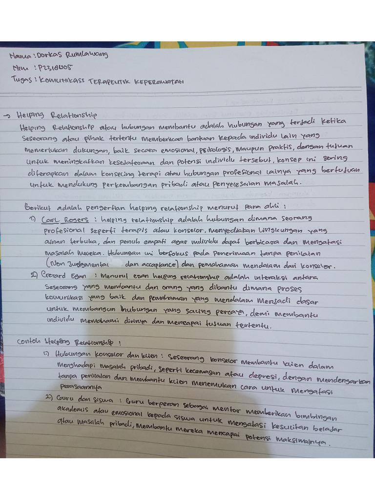 Tugas Helping Relationship | PDF