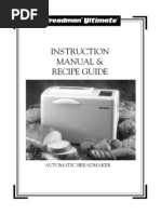 Magic Chef Model CBM310 Bread Maker Manual | PDF | Consumer Goods | Foods