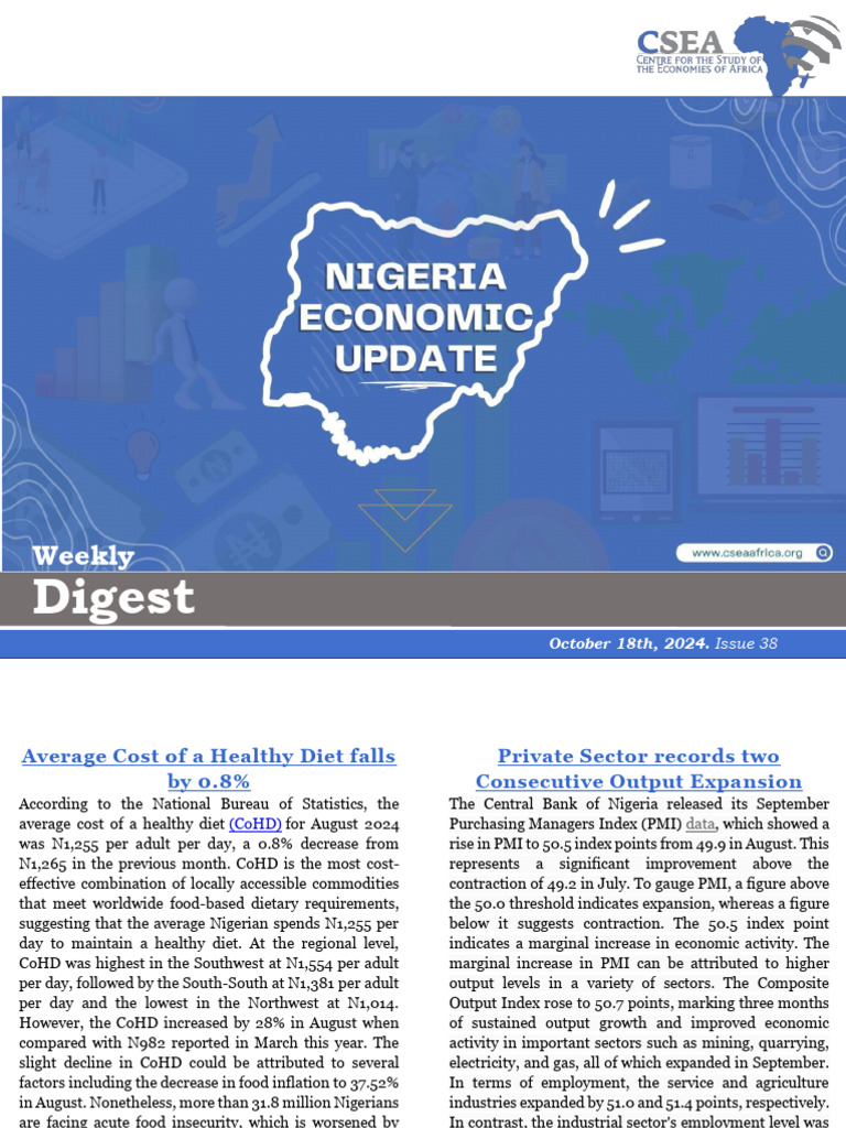 Nigeria Economic Update: Q4 2024 Insights | PDF | Economic Growth ...
