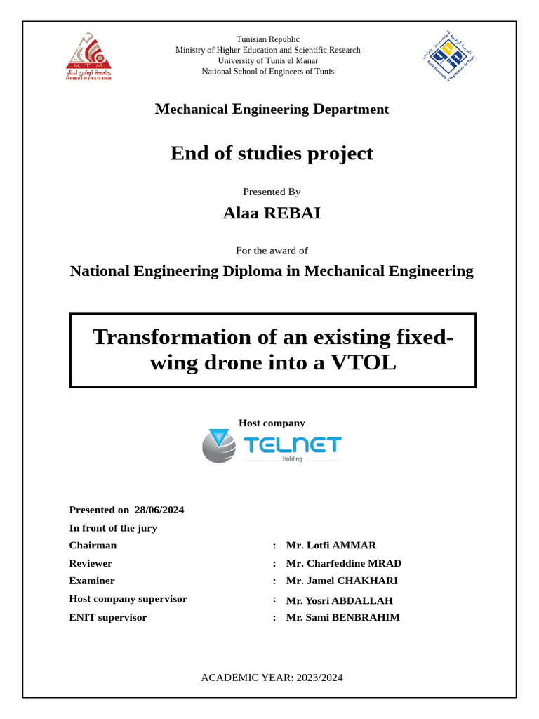 Rapport - Pfe - Alaa - Rebai - Final v2 | PDF | Computational Fluid Dynamics | Mathematical Analysis