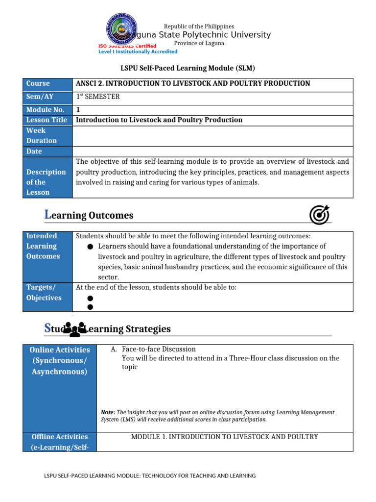 Introduction to Livestock and Poultry Production | PDF | Agriculture ...