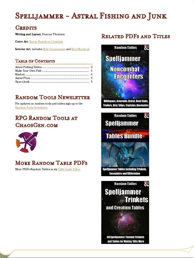 astral fishing sample | PDF