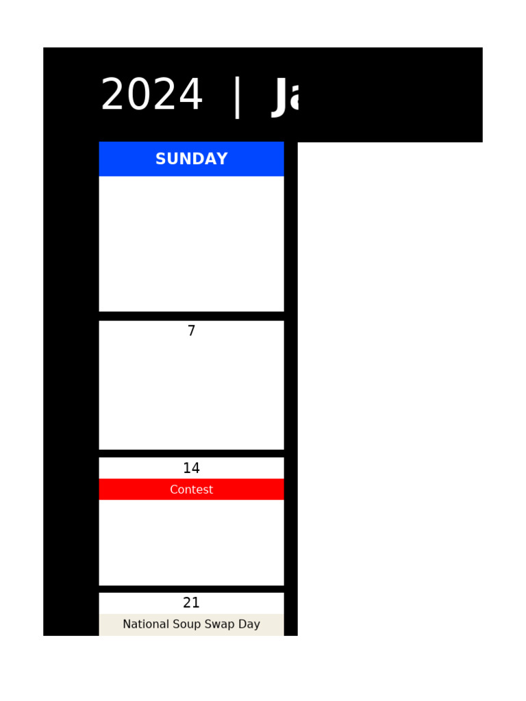 LQ Template Social Media Calendar 2024 | PDF | Valentine's Day