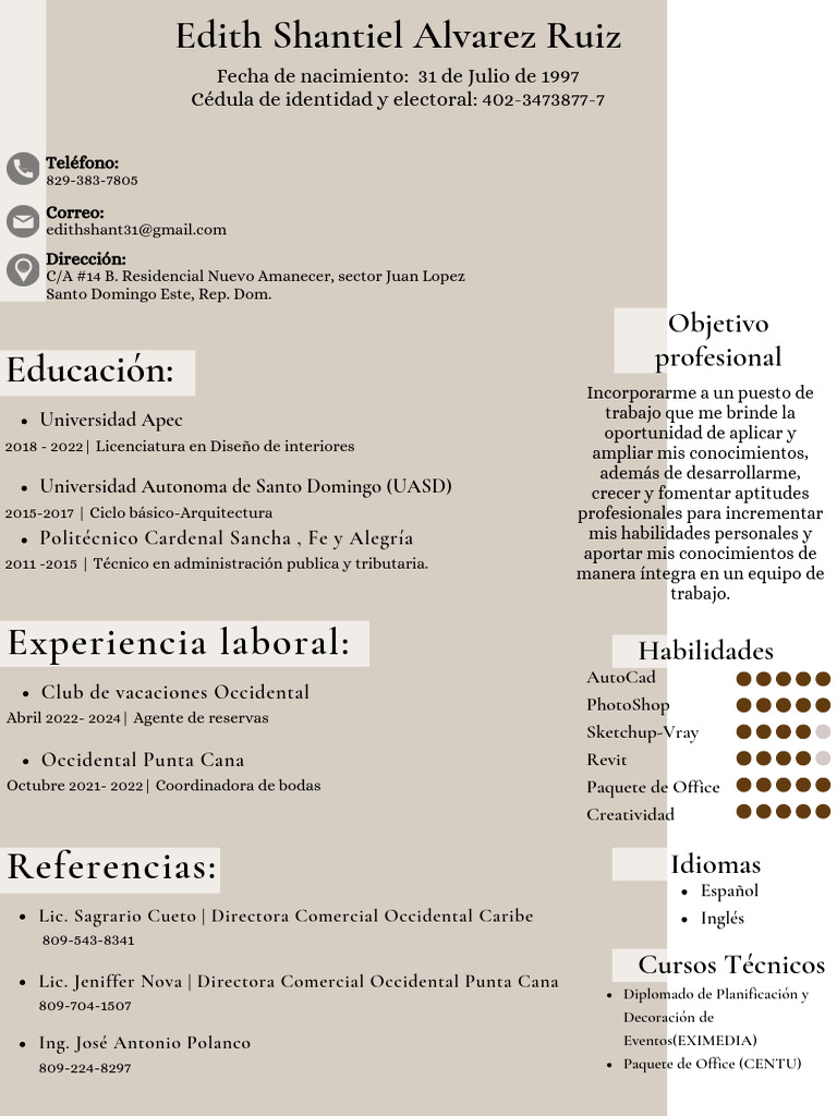 Edith Alvarez CV | PDF