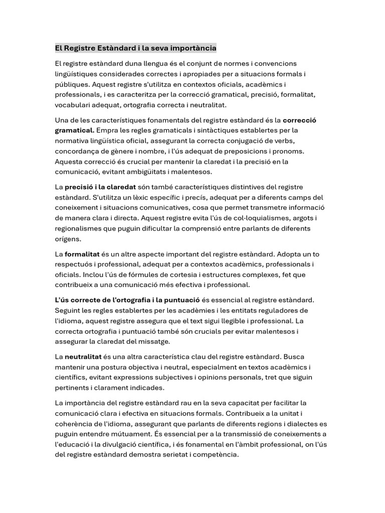 Textos Catalán | PDF