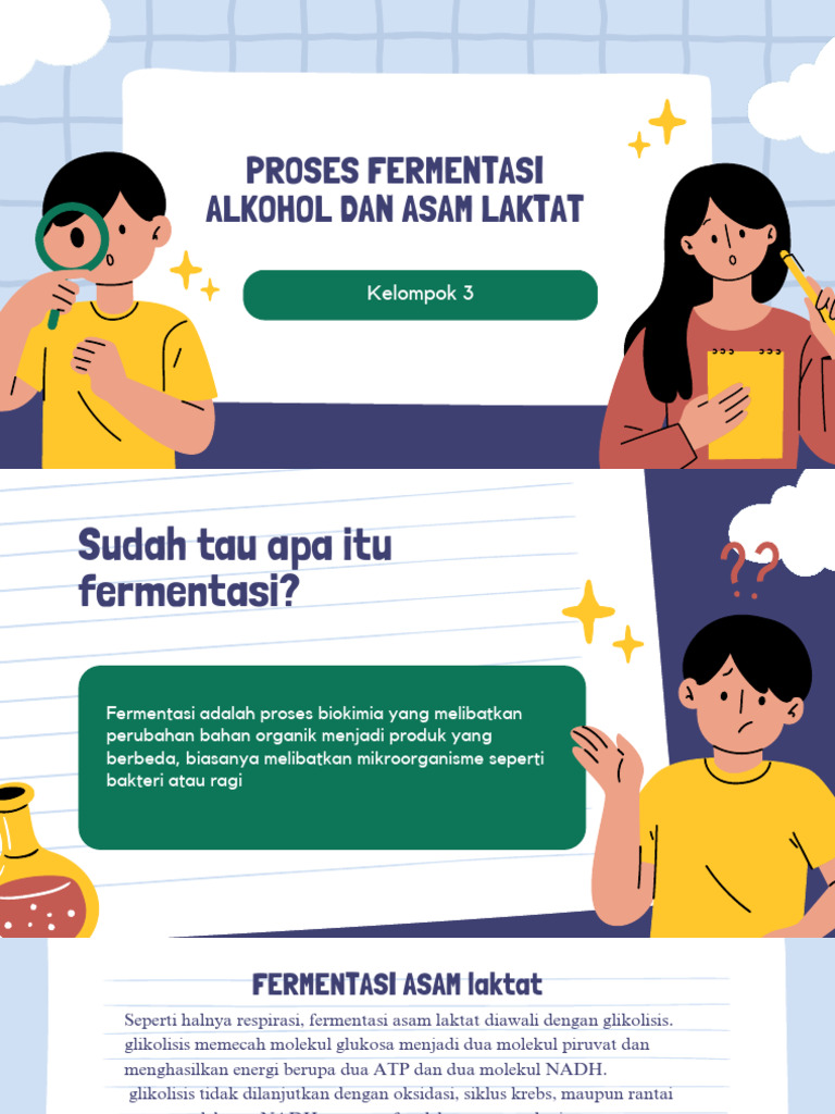 Fermentasi Asam Laktat & Alkohol | PDF