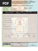 Bcom Final Marksheet | PDF