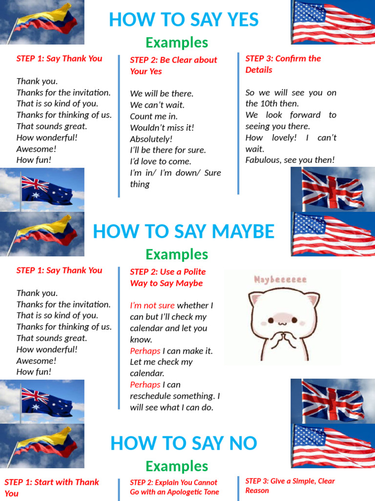 How To Accept and Decline | PDF