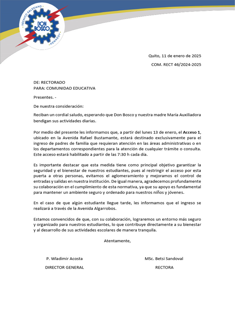 LQKQKQ Comunicado 46 Rect | PDF