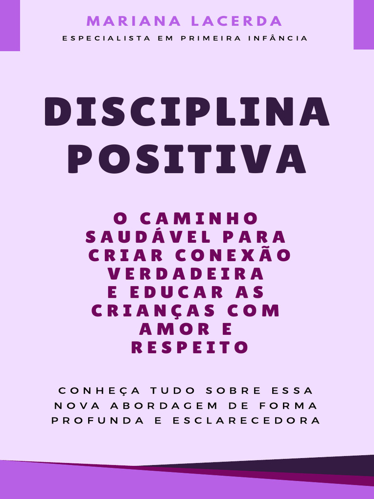 Disciplina Positiva: Transforme Vidas | PDF | Autoestima | Tempo