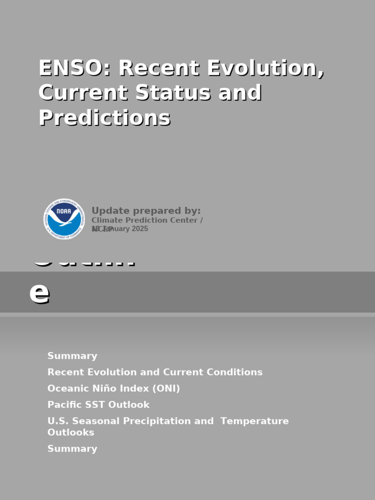 Enso Evolution Status Fcsts Web | PDF | Sea Surface Temperature | Climate