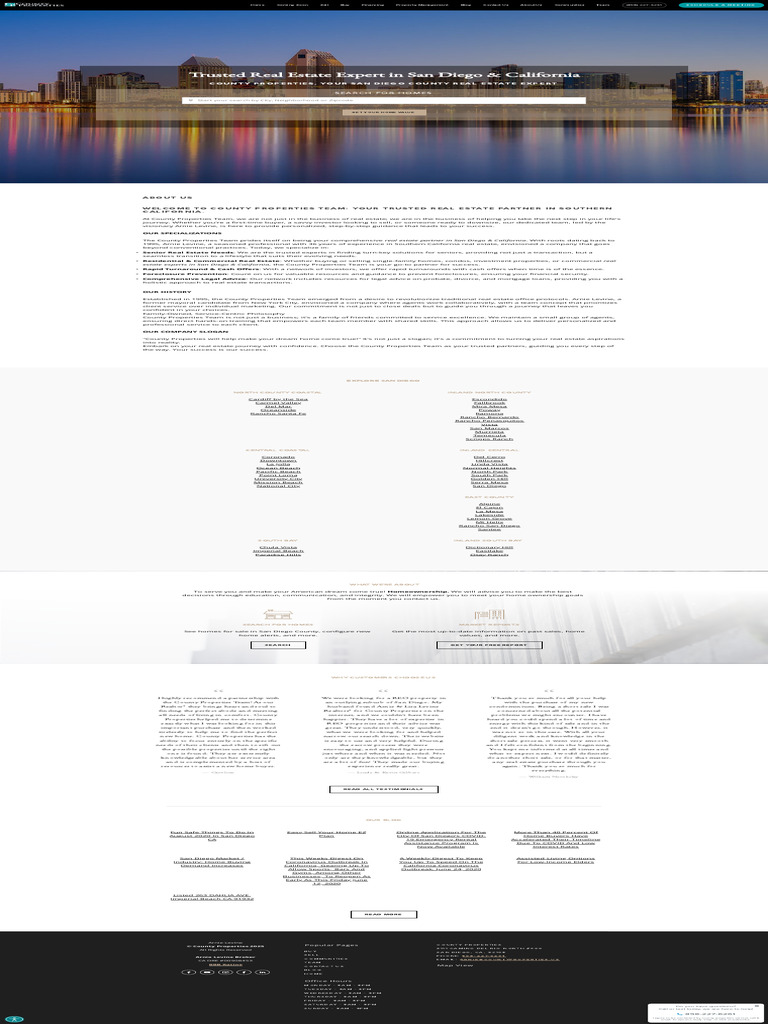 Trusted San Diego Real Estate Experts | PDF | Property Law | Real ...