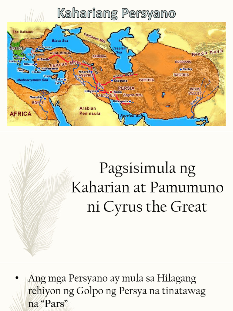 Aralin 6 - Kabihasnang Persya | PDF