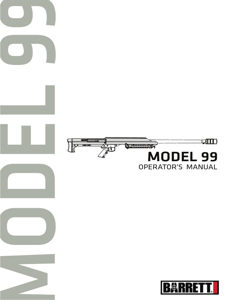 Barrett Model-99-Operators-Manual | PDF | Cartridge (Firearms) | Rifle