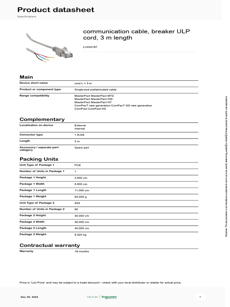 Schneider Electric - Compact-NS-630A - LV434197 | PDF | Economy And The ...