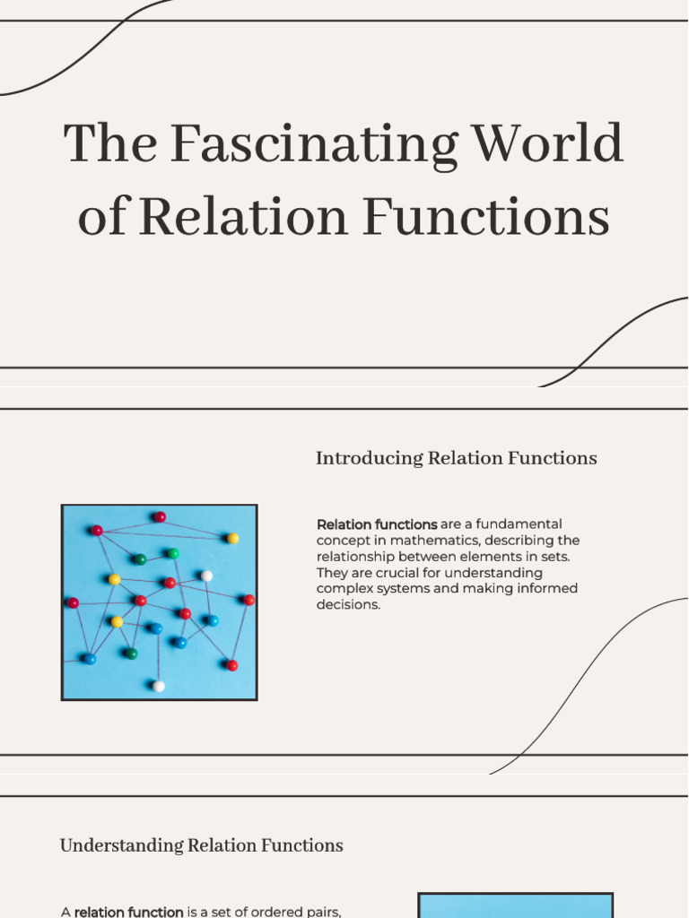 Understanding Relation Functions | PDF