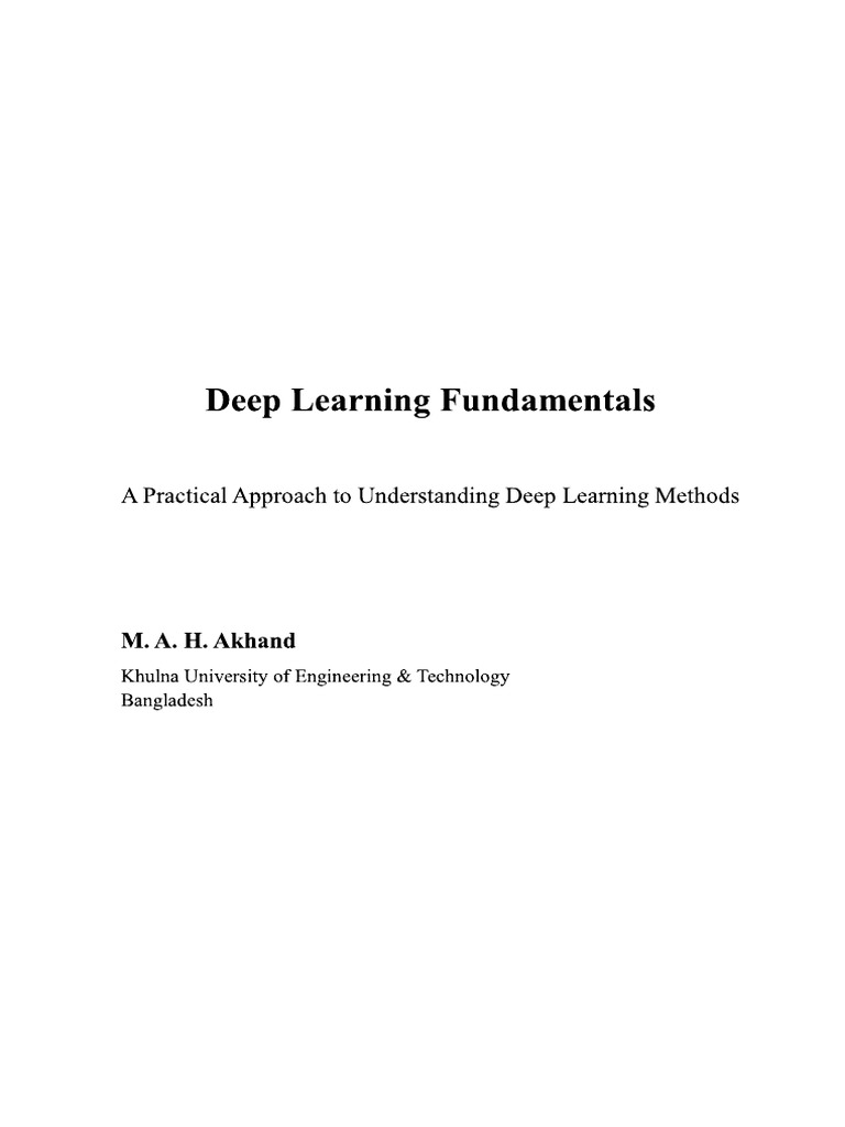 Deep Learning Fundamentals - Neuron | PDF