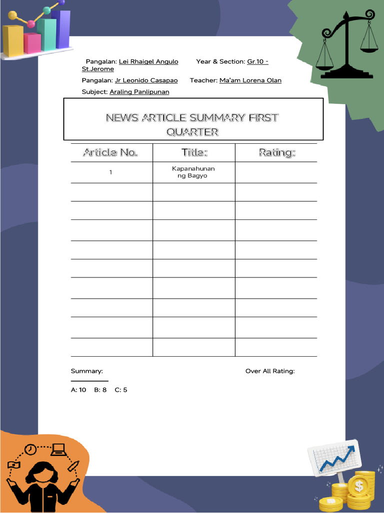 Balitaan Format AP10 2 | PDF
