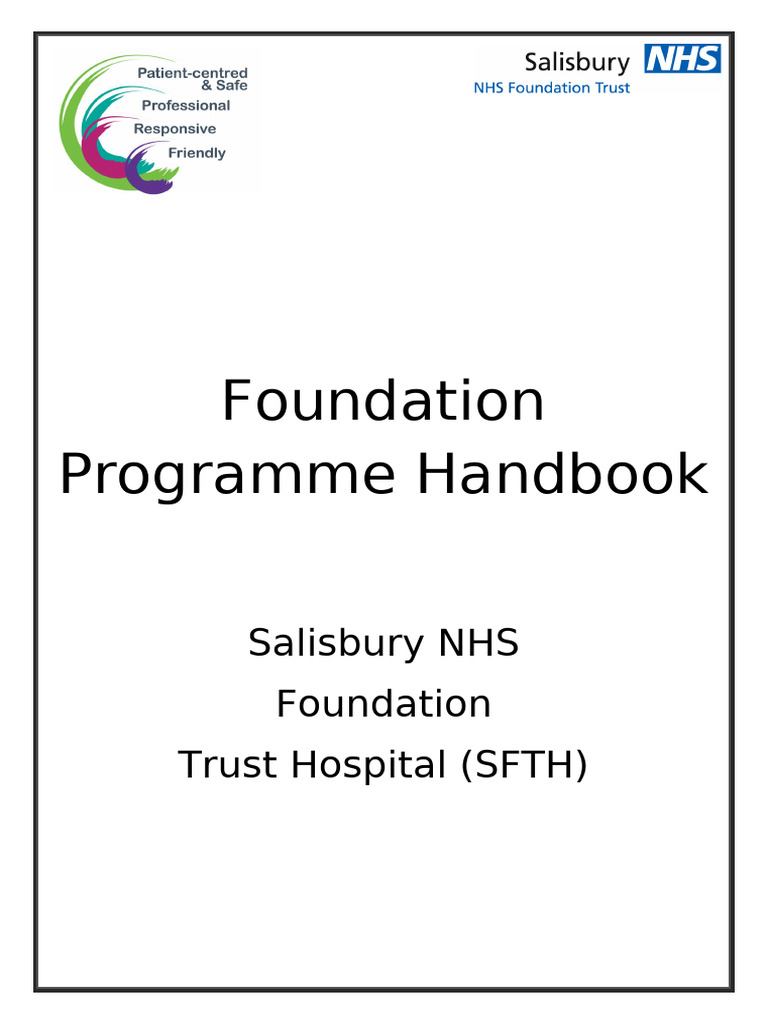 New Doctor Handbook: Salisbury NHS | PDF | Overtime | Patient