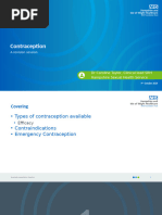 UKMEC Contraception Summary Table | PDF | Birth Control | Blood Pressure
