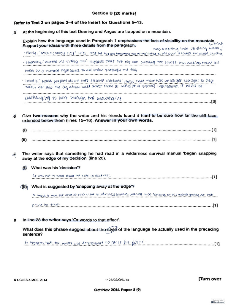 2014 O Level P2 QP | PDF