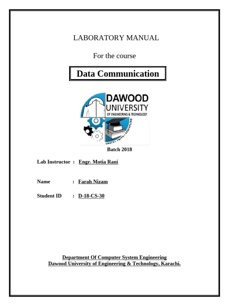 Data Communication Lab Manual | PDF