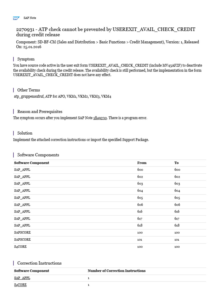 2270931 - ATP check cannot be prevented by USEREXIT_AVAIL_CHECK_CREDIT ...