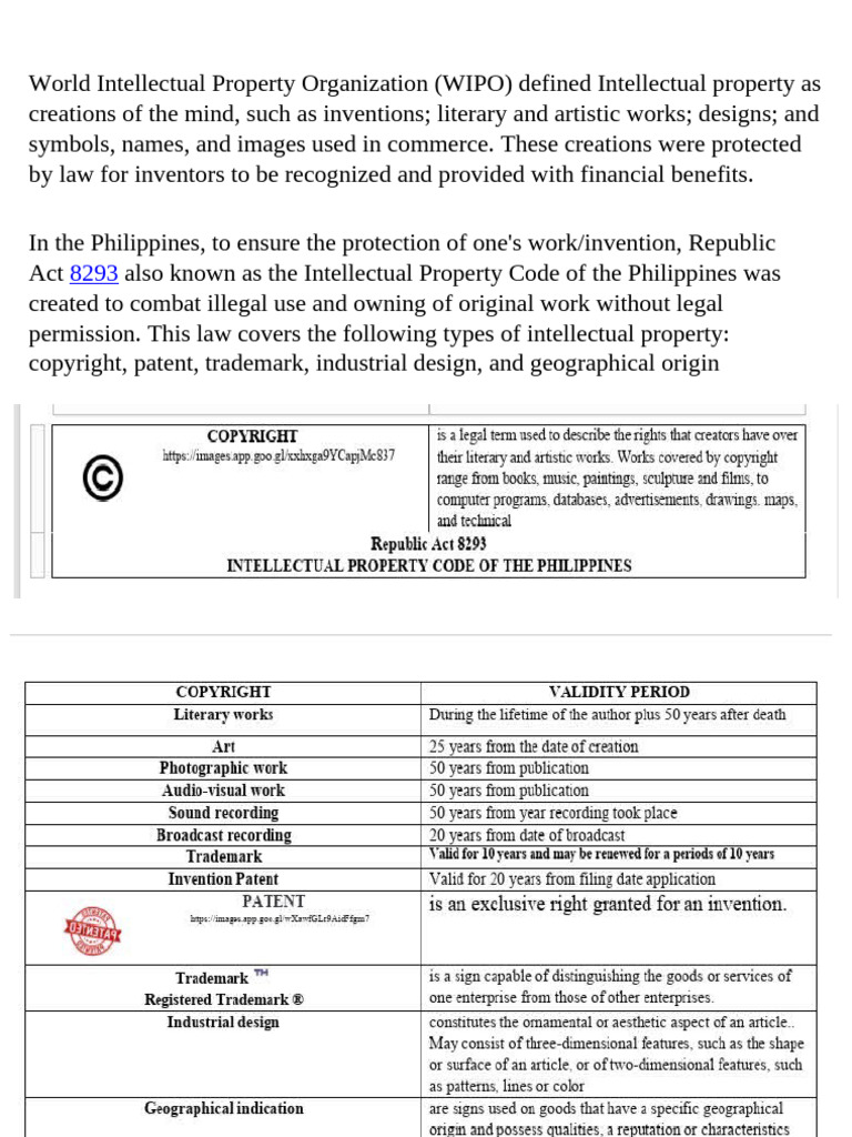 World Intellectual Property Organization | PDF