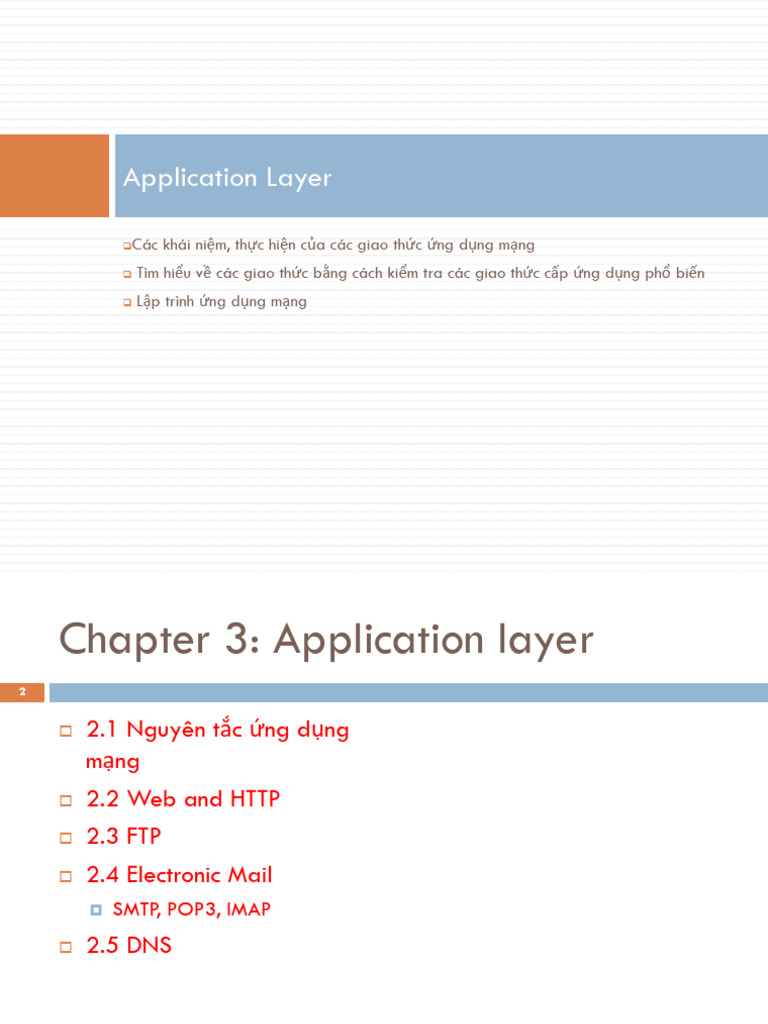 Chapter - 03 - Application Layer | PDF