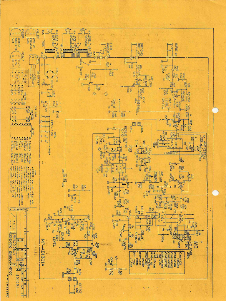 Ibanez_AD100_schematic | PDF