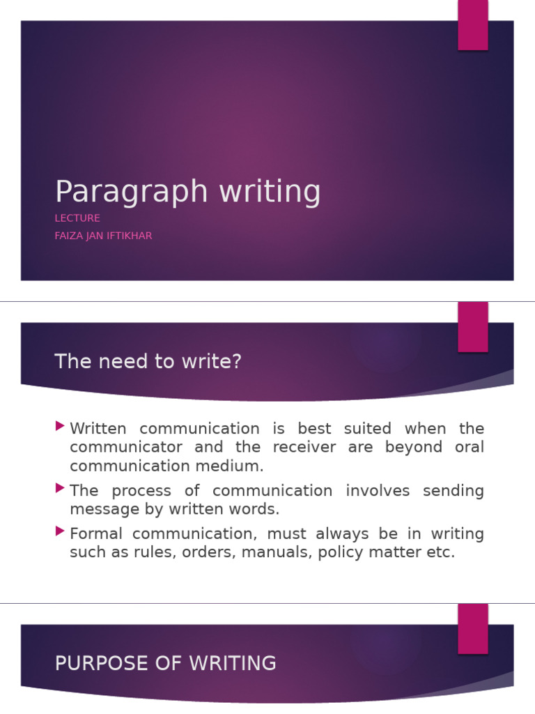 Principles of Effective Writing | PDF | Sentence (Linguistics) | Paragraph