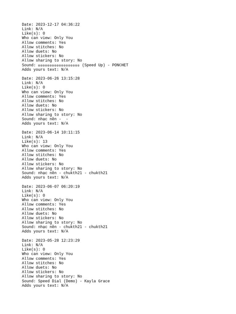 Personal Audio Clips Collection | PDF