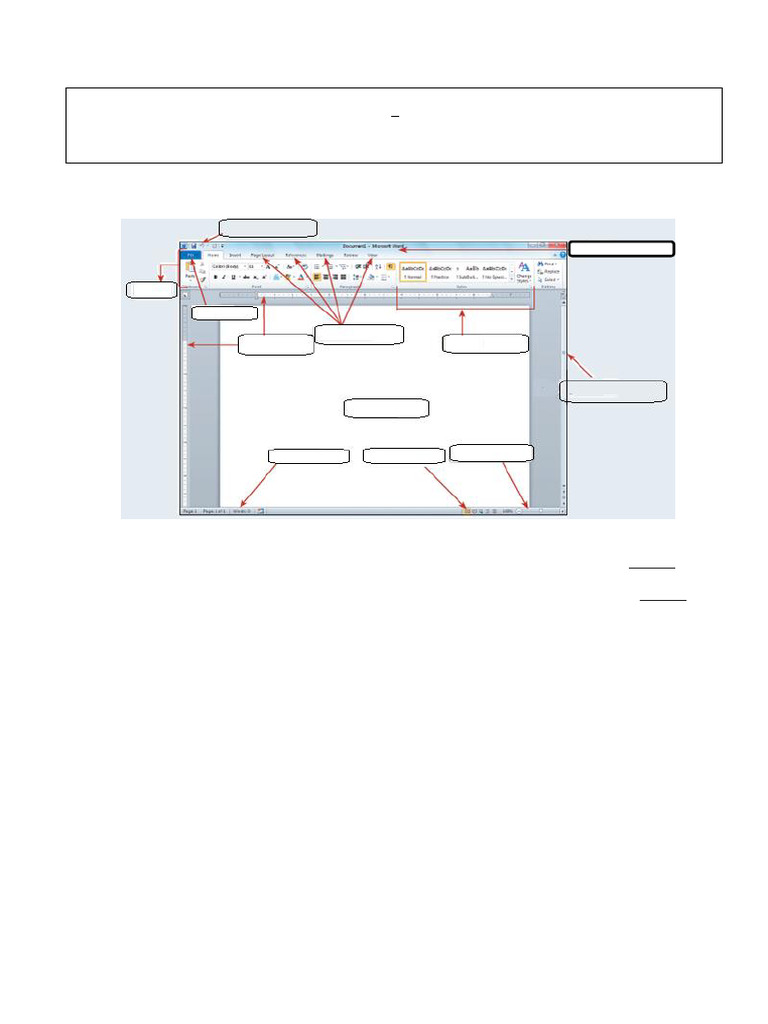 Lesson 3 Practice Worksheet | PDF | Microsoft Word | Window (Computing)