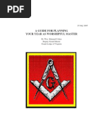 Masonic Lodge Officer Installation | PDF | Freemasonry | Religion And Belief