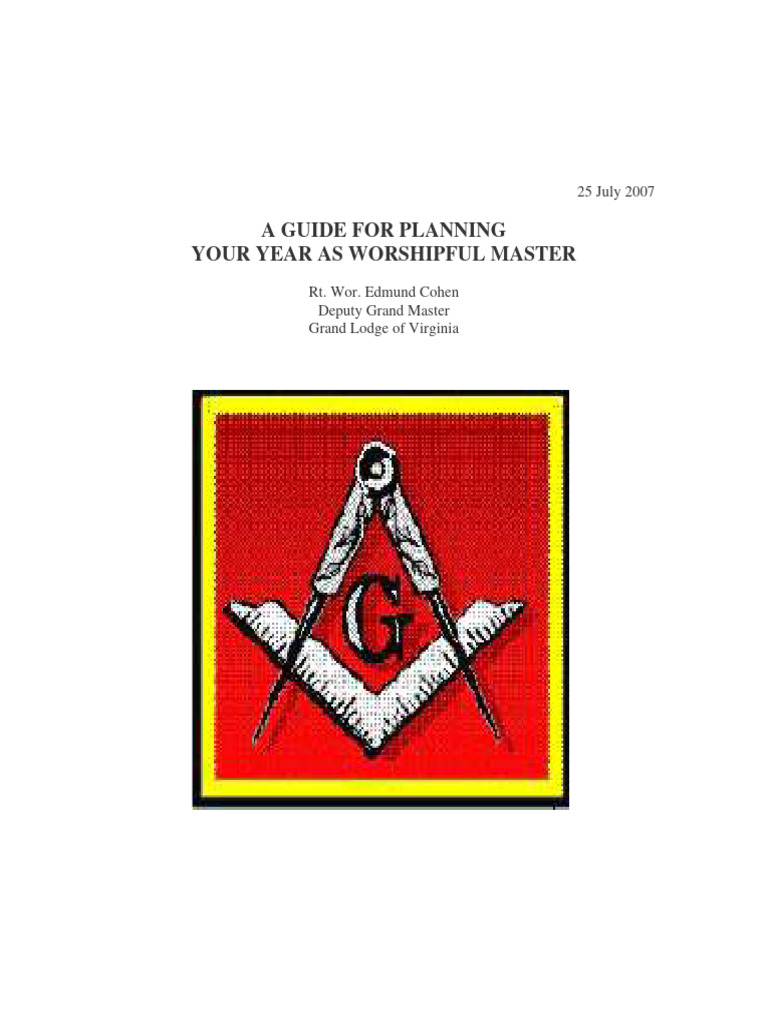 Masonic Leadership Planning Guide | PDF | Freemasonry | Western Esotericism