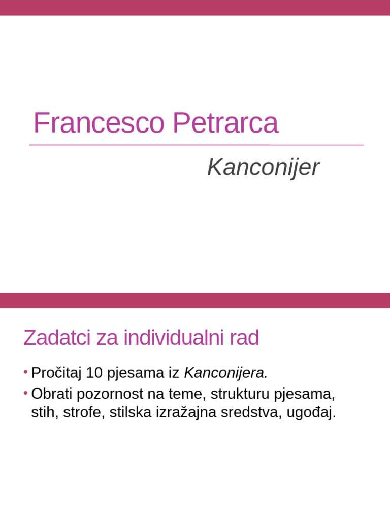 Kanconijer, Lektirni Zadatci 2024 | PDF