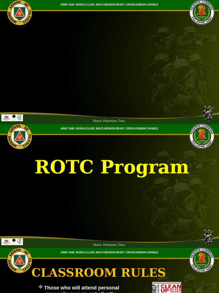 01 03 - Imm Rotc Program | PDF | Reserve Officers' Training Corps ...