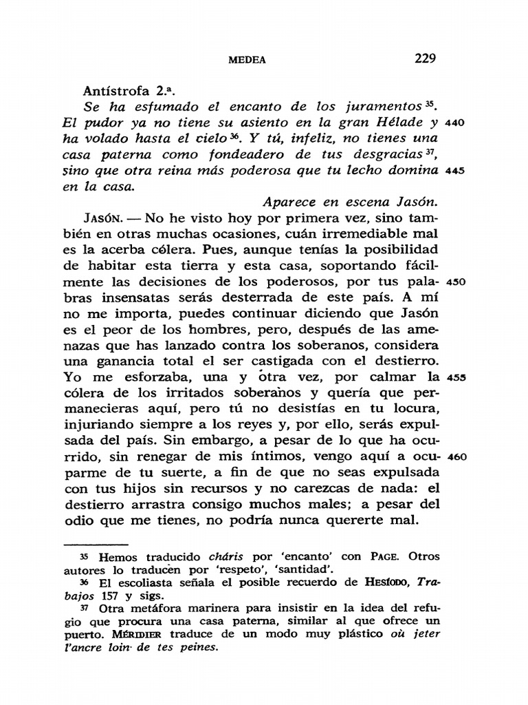Conflicto Jasón Medea | PDF