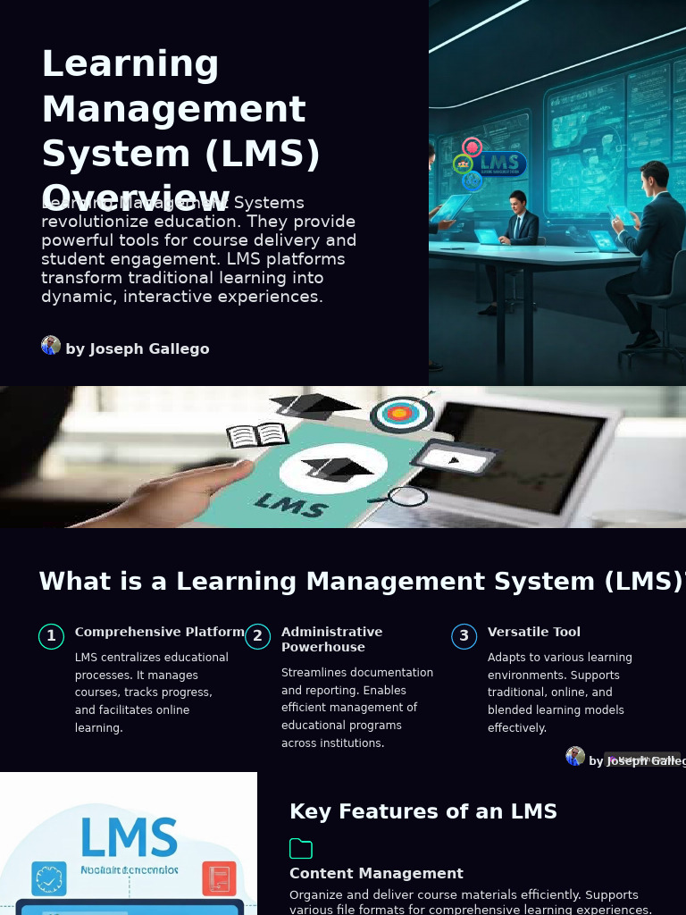 Learning Management System Lms Overview Pdf Educational Technology