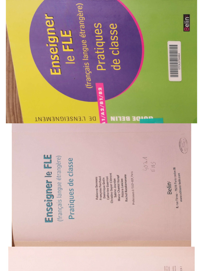 Enseigner Le Fle Pdf
