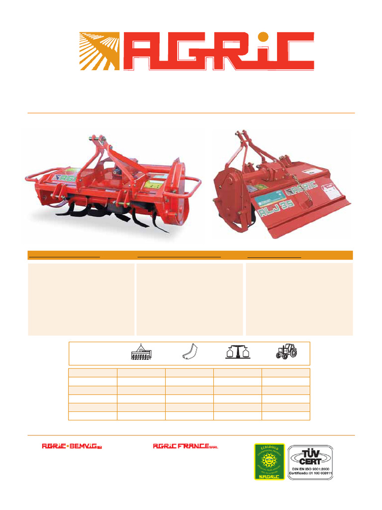 Rotavators Agric | PDF | Biens manufacturés